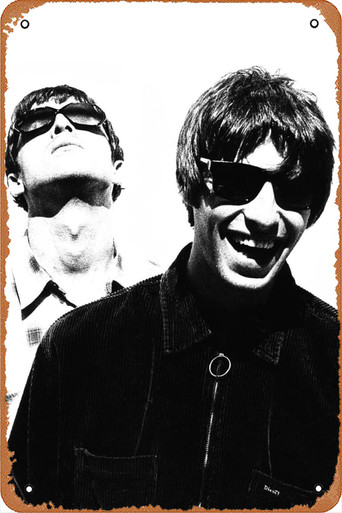 Oasis Band Poster (42) Novelty Metal Sign Retro Wall Decor for Home ...