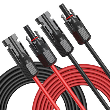 Oududianzi 40 Feet 10AWG Solar Extension Cable with Female and Male ...