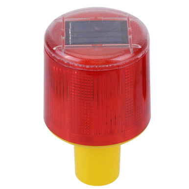 Solar LED Warning Light Wireless Control Garden Warning Lamp Flashing ...
