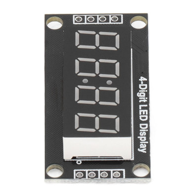 Digital Display Module, 4 Digit Digital Tube 2 Pin IO 5V 0.36in LED Blue Display Segment Module ...