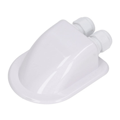 Waterproof Solar Cable Entry Gland, ABS Dual Cable Entry Housing for ...