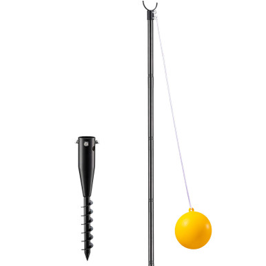 Harrms Tetherball Set with Base, 9FT Heavy Duty Tetherball Set Ball and ...