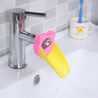 Faucet extension device, splash head, extended water nozzle, guide sink ...