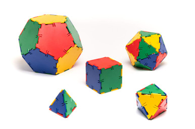 Polydron Kids Platonic Solids Educational Construction Set ...