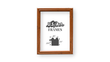 US Art Frames 16x22 Traditional Style Distressed Oak Thin .75 Inch Wide ...