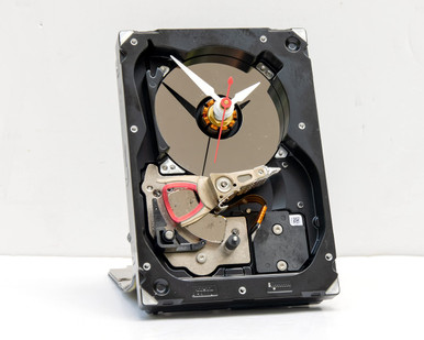 hard drive clock, unique, Computer, geek, nerd, PC, recycle, repurpose ...