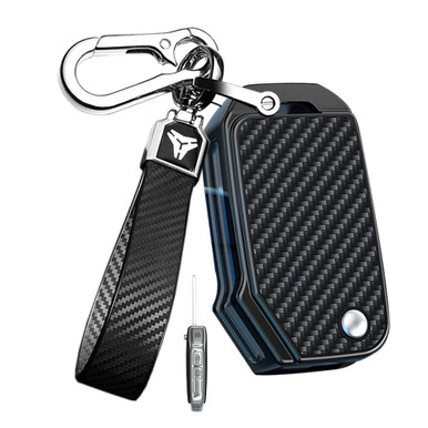 ontto 3/4 Buttons Car Key Fob Case Fit for Kia Flip-Out Key,Metal ...