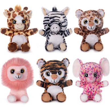 My OLi 7" Plush Toys Set Stuffed Animals Bundle of Forest Animal Toys ...