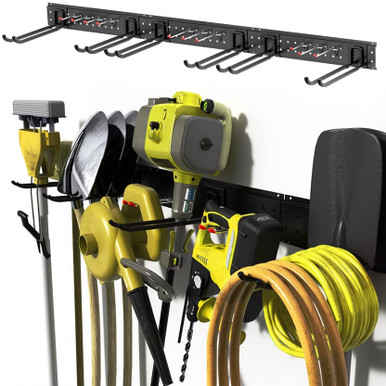 TORACK Wall Mount Tool Organizer, Garage Tool Hanger, Heavy Duty Garden ...