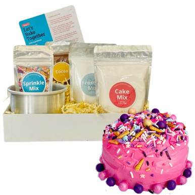 Kids' Cake Boxes - Complete Baking Kit (I Heart Unicorns ...