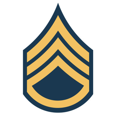 US Army - Staff Sergeant E-6 Decal - Five Inch Tall Full Color Decal ...