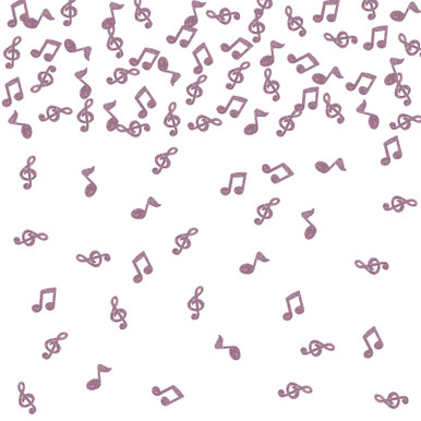 Helewilk Purple Glitter Musical Note Confetti, Note Cutouts Confetti ...