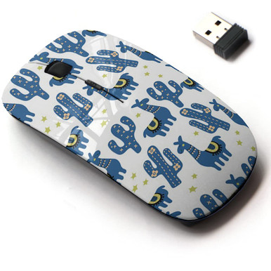 2.4G Wireless Mouse with Cute Pattern Design for All Laptops and ...