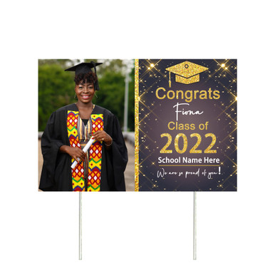 Personalized 2022 Graduation Signs, Custom Graduation Season Yard Signs ...