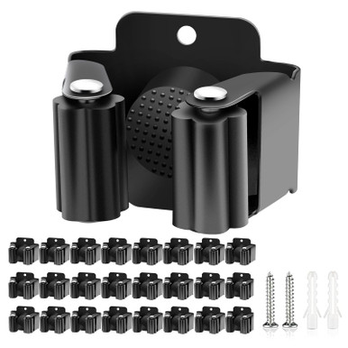 Verdenu 25 Pack Broom Holder Wall Mount, Mop and Broom Holder Wall ...