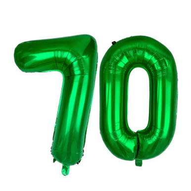 XLOOD Number 70 Balloons 32 inch Digital Balloon Alphabet 70 Birthday ...