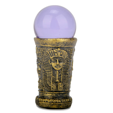 Queen of Egypt Egyptian Elements Figurine Statue Display Ball Stand ...