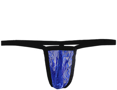 COMLIFE Mens Low Rise See-Through Bulge Pouch Backless G-String Bikini ...