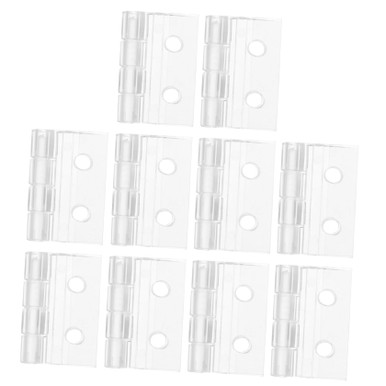 Plastic Hinges 10pcs Box Acrylic Hinge Clear Jewelry Box Jewelry Box ...
