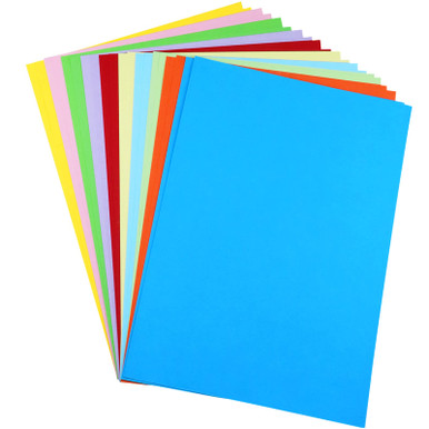 ArtCute 20 Sheets Colored Cardstock Paper - 250gsm Thick Colored Card ...