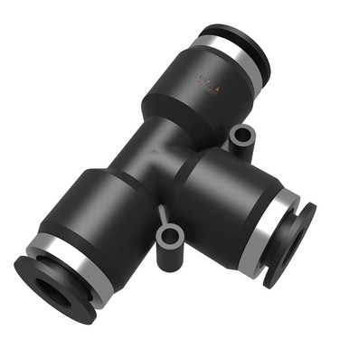 Utah Pneumatic 3/8 Push To Connect Fittings Tee Union Air Line Quick ...