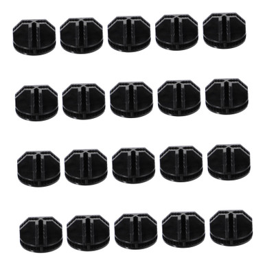 Garneck 20pcs Buckle wire connector plastic cabinet wire storage rack ...