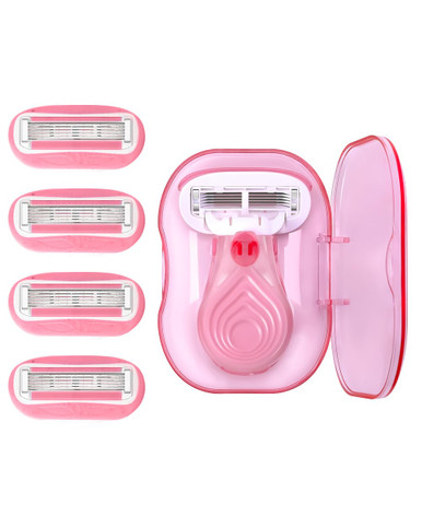 Mini Travel Razor for Women with 5-Blade, Shaving Razors Essentials ...