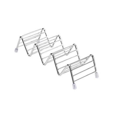 Stainless Steel Taco Holder Stand for 3-4 Tacos Each, Wider Metal ...