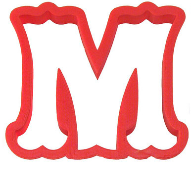 Curly Letter M Cookie Cutter 4 Inch - Hand Made in the USA ...