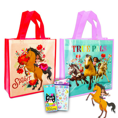 Spirit Store Dreamworks Tote Bag Set 4 Pc Bundle with 2 Large Horse ...