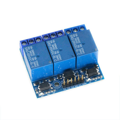 3 Channel Relay Module with Optocoupler Isolation Opto-Isolated ...
