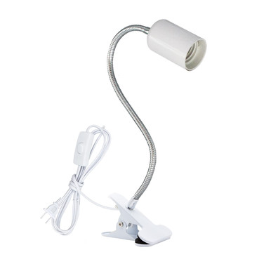 EAGBUB Adjustable Clamp Lamp Holder Light Clamp Fixture E26/E27 Socket ...