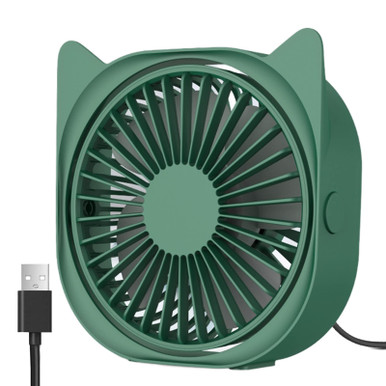 YUNLOVXEE Cute Desk Fans Small Quiet - USB Mini Fans for Home Rooms ...