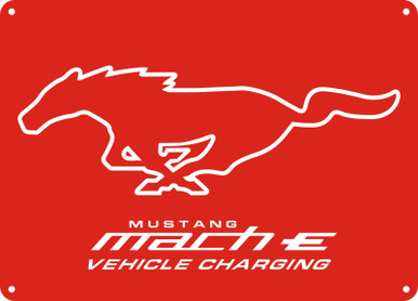 Piuiafey EV Charger Sign for Ford Mustang Mach e EV Charger ...