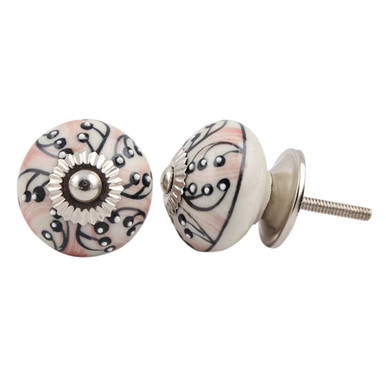 Indian Shelf 2 Pieces Hardware Pulls | Floral Cute Knobs | Fancy ...