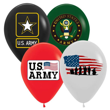 U.S. Army Party Balloons 40Pack U.S. Army Balloons American Heroes ...