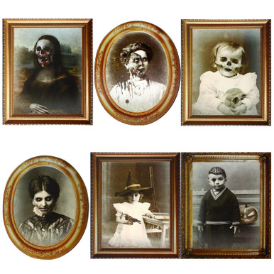 Halloween Decorations Indoor 3D Changing Face Pictures Horror Scary ...