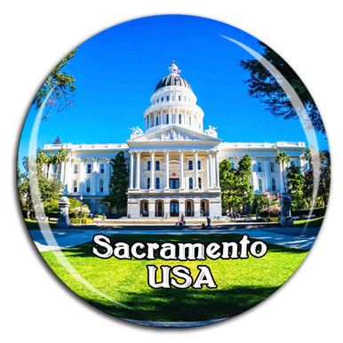 California State Capitol Museum Sacramento America USA Fridge Magnet 3D ...