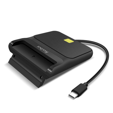 Recbot Smart Card Reader USB C, CAC Reader Military with Type C Interface, CAC Card Reader ...