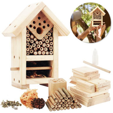 Cedar Wood Insect House Kit for Kids DIY Project Backyard Insect House ...