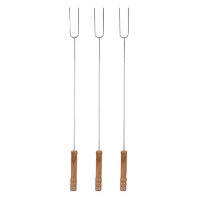 3PCS Stainless Steel Roasting Forks, Marshmallow Roasting Sticks ...