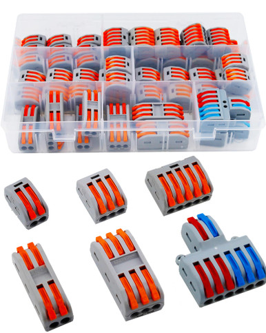Lever Wire Connectors 50 PCS Electrical Connectors for Quick Connect ...