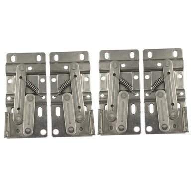 Mobestech 4pcs Spring Hinge Spring Hinges Cabinet Hinges Corner Cabinet ...