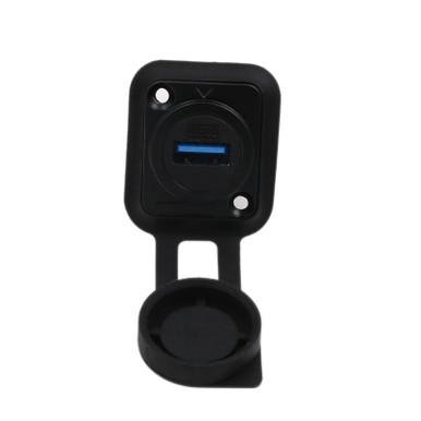 HangTon 2pack USB Chassis Panel Mount Socket Coupler Waterproof ...