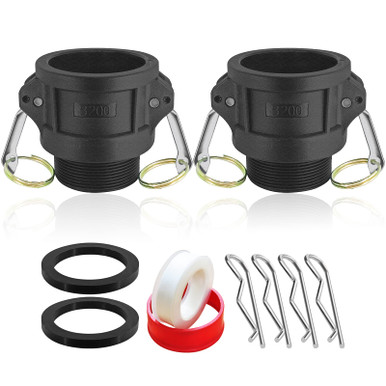 Cam lock Fittings Standard B Type,2pcs Cam and Groove Hose Fitting ...