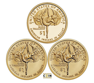 2023 S Rare Coins 2023 P,D,S SACAJAWEA NATIVE AMERICAN Maria TallChief ...