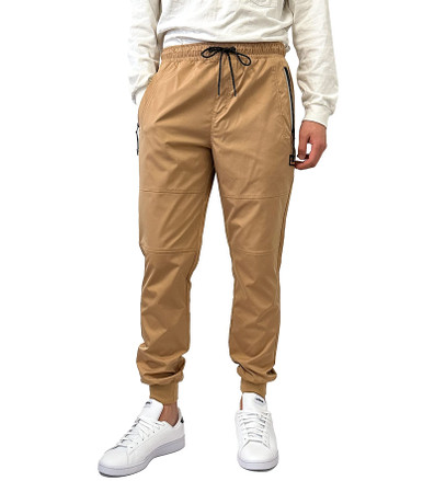 Southpole Men's Quick-Dry Water Resistant Nylon Track Jogger Pants W ...