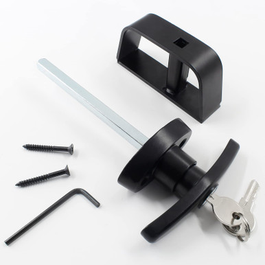 Biaungdo T-Handle Shed Door Lock, 4-1/2" T Handle Shed Door Latch Lock ...
