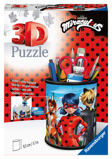 Ravensburger 11278 Miraculous Tales of Ladybug & Cat Noir 3D Jigsaw ...