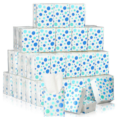 50 Pack Pocket Tissues Travel Packs Bulk 500 Sheet Small Tissues Pocket ...